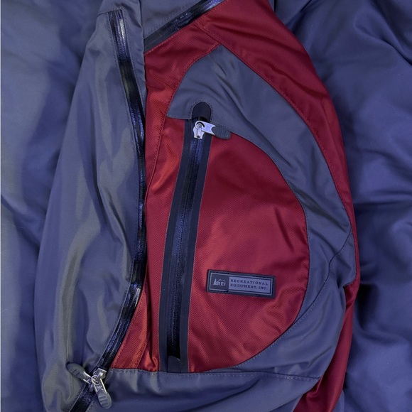 REI | Bags | Rei Charcoal And Crimson Backpack | Poshmark